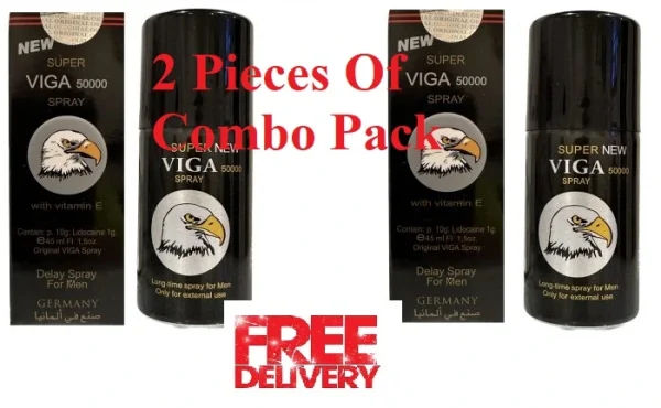 Viga Spray For Men 50000 Super Viga 2 Pieces of combo pack - NovaCareWell